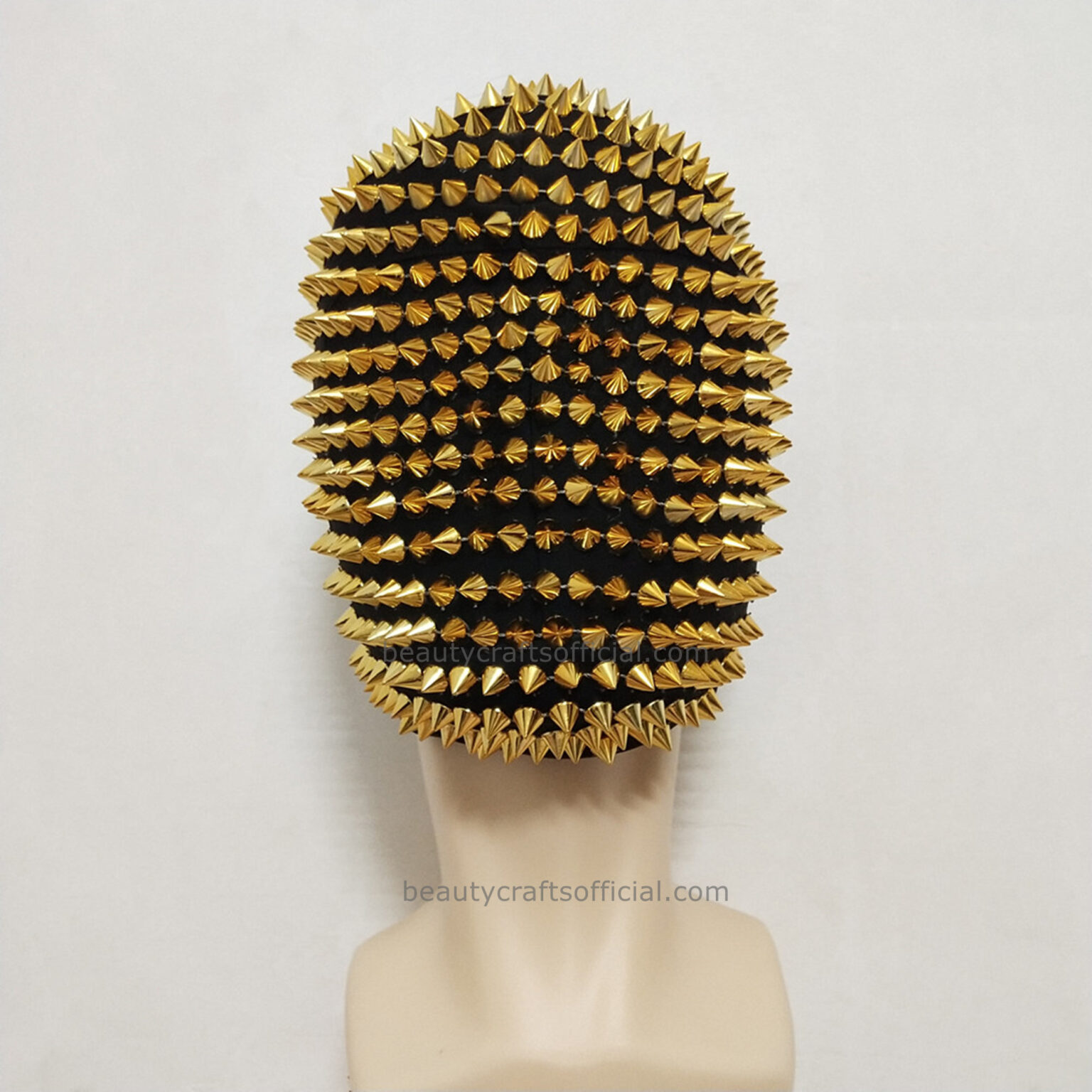 Silver Spike Studded Full Face Haute Couture Mask – BeautyCraftsOfficial
