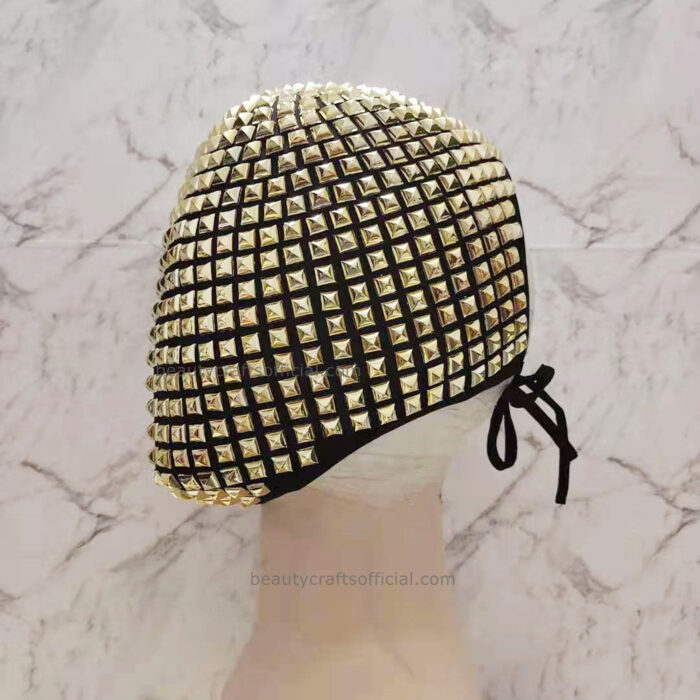 Gold Diamond Square Jewels Full Face Haute Couture Mask ...